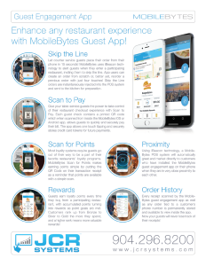 MobileBytes Guest Engagement App | JCR Systems